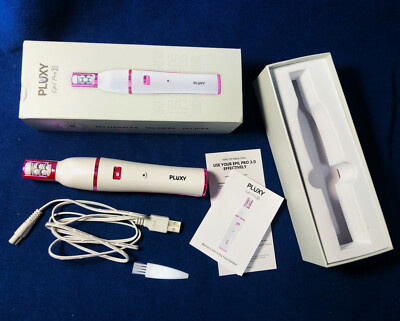 New Deluxe PLUXY Epil Pro 3.0 Facial Epilator Facial Hair Removal etc ...