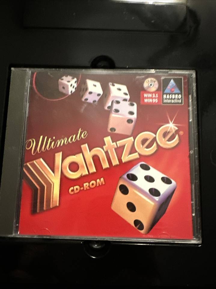 Ultimate Yahtzee CD-ROM (PC, 1996) Windows 3.1/95 Big Box Game 608610990065 | eBay