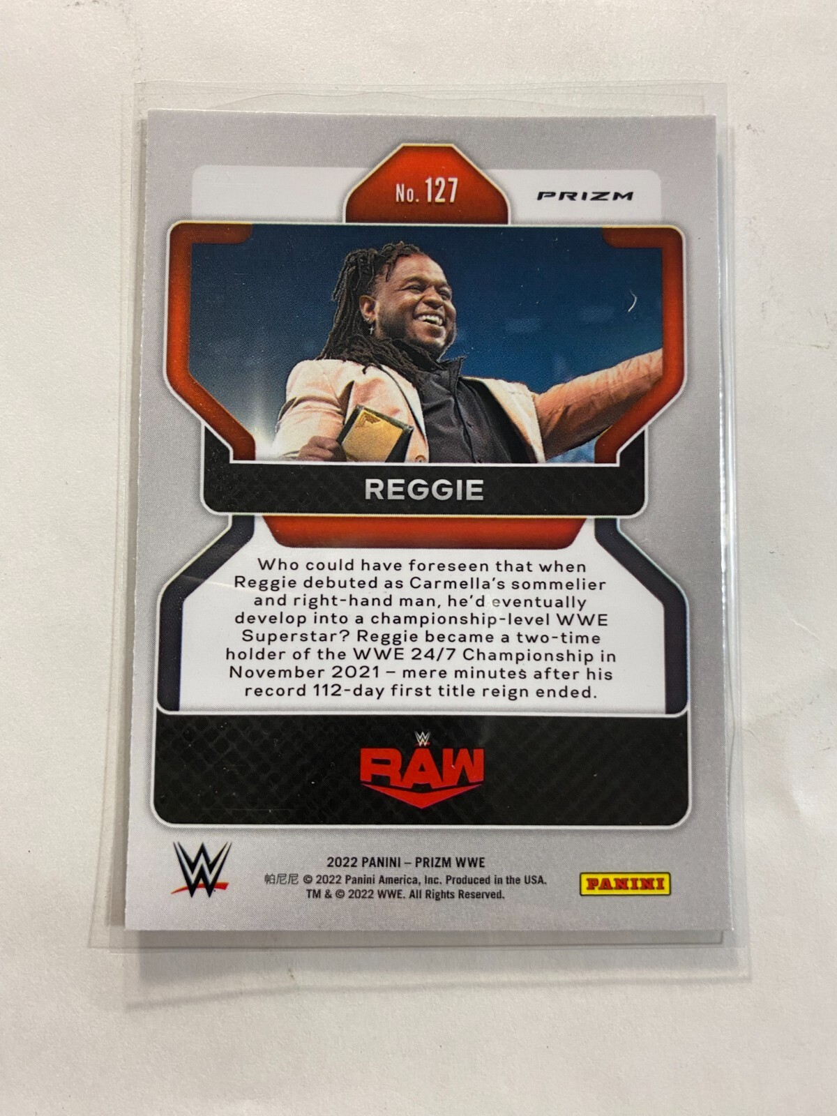2022 Panini Prizm WWE - Reggie #127 Green Prizm for sale online | eBay