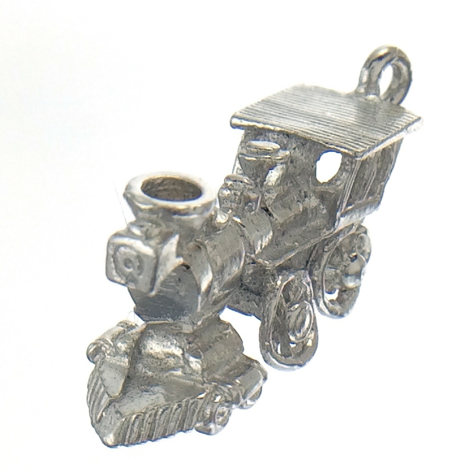 Vintage Steam Locomotive Train Engine Pilot AM Charm … - Gem