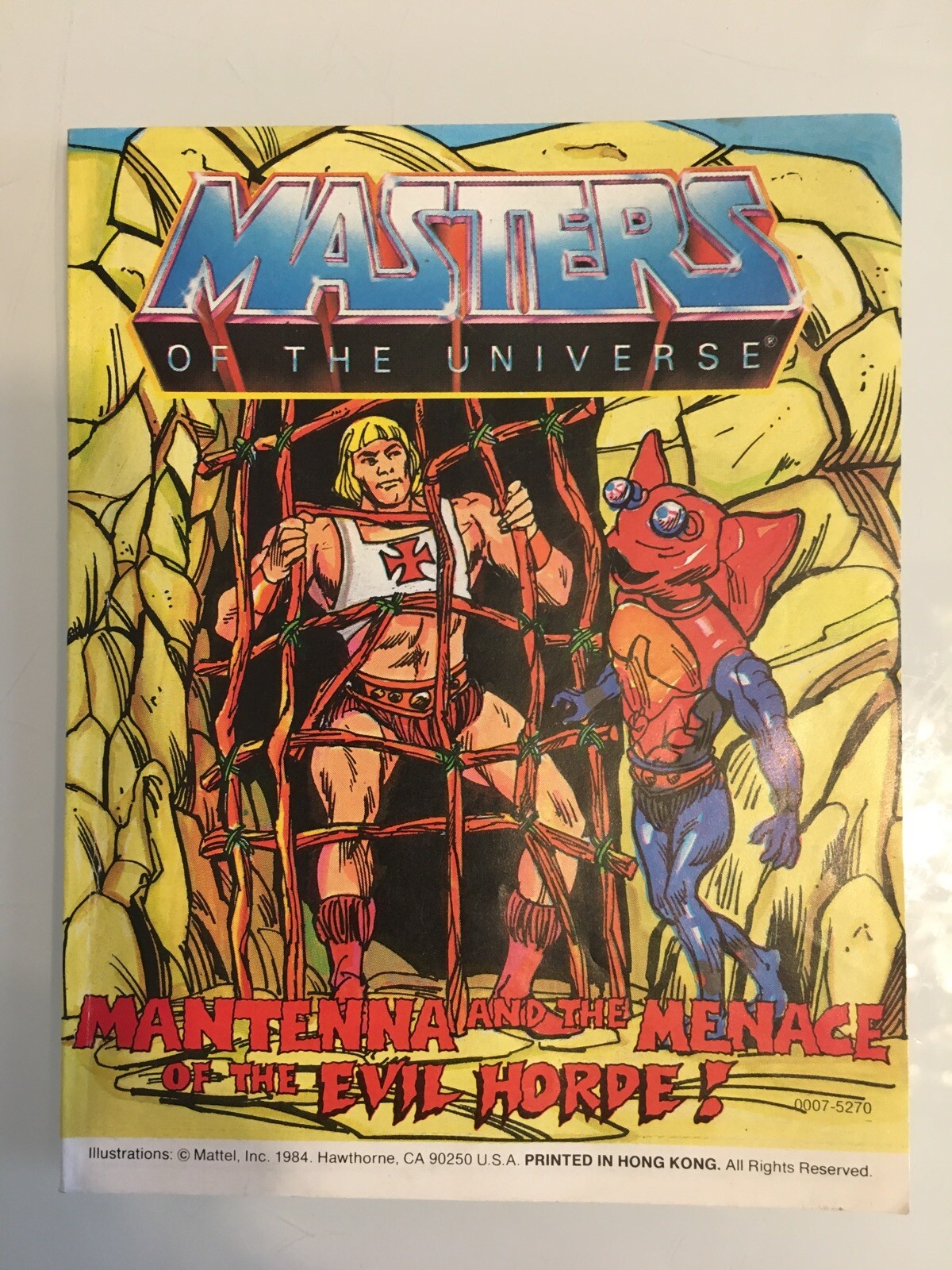 He-Man Masters Of The Universe MOTU Mini Comic Mantenna Menace of the ...