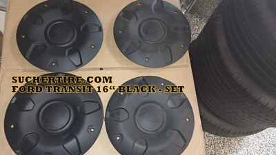 FORD OEM CENTER CAPS P/N# BK21-1130-CA SET(4) 2015 - 2023 TRANSIT 150 ...