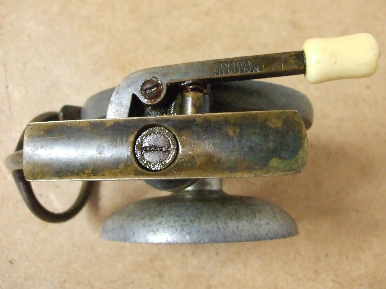 Vintage genuine Malloch of Perth 3+7/8" Alloy Sidecaster reel | eBay UK