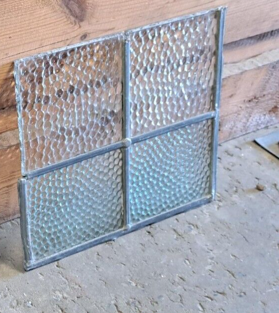 Reclaimed Bubble glass window lead leaded obscure deco decorative | eBay UK
