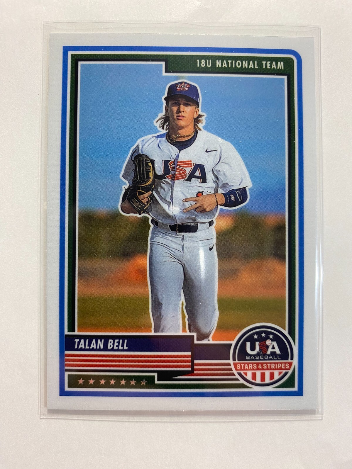 Talan Bell 2023 Panini Stars & Stripes USA Baseball #2 Card | eBay