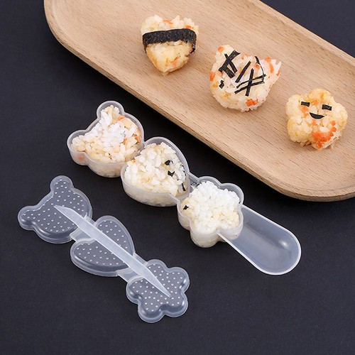 1PC Cartoon Heart Star Bear Shape Sushi Rice Ball Mold DIY Kitchen ...