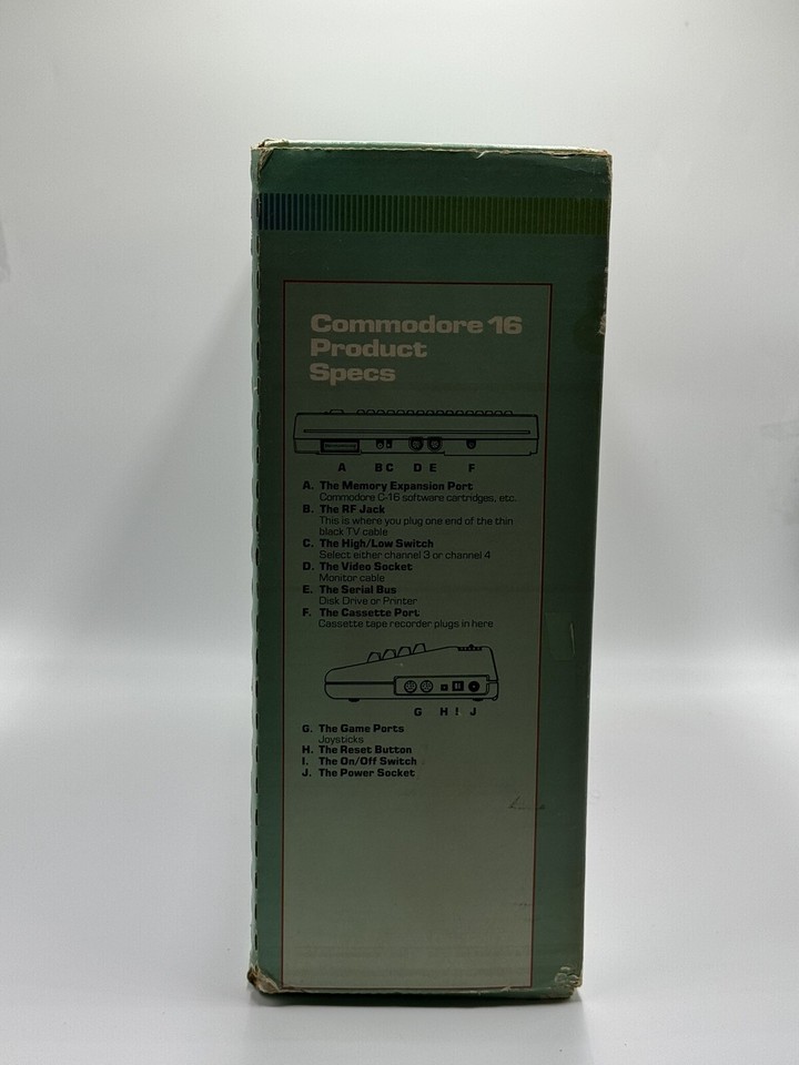 Vintage Commodore 16 Computer w/ Box Tested | eBay