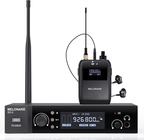 Wireless In-Ear Monitor System with Bodypack Receiver & Earphones ...