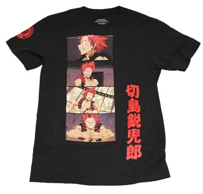 My Hero Academia New Adult T-Shirt - Red Riot Action Panels | eBay