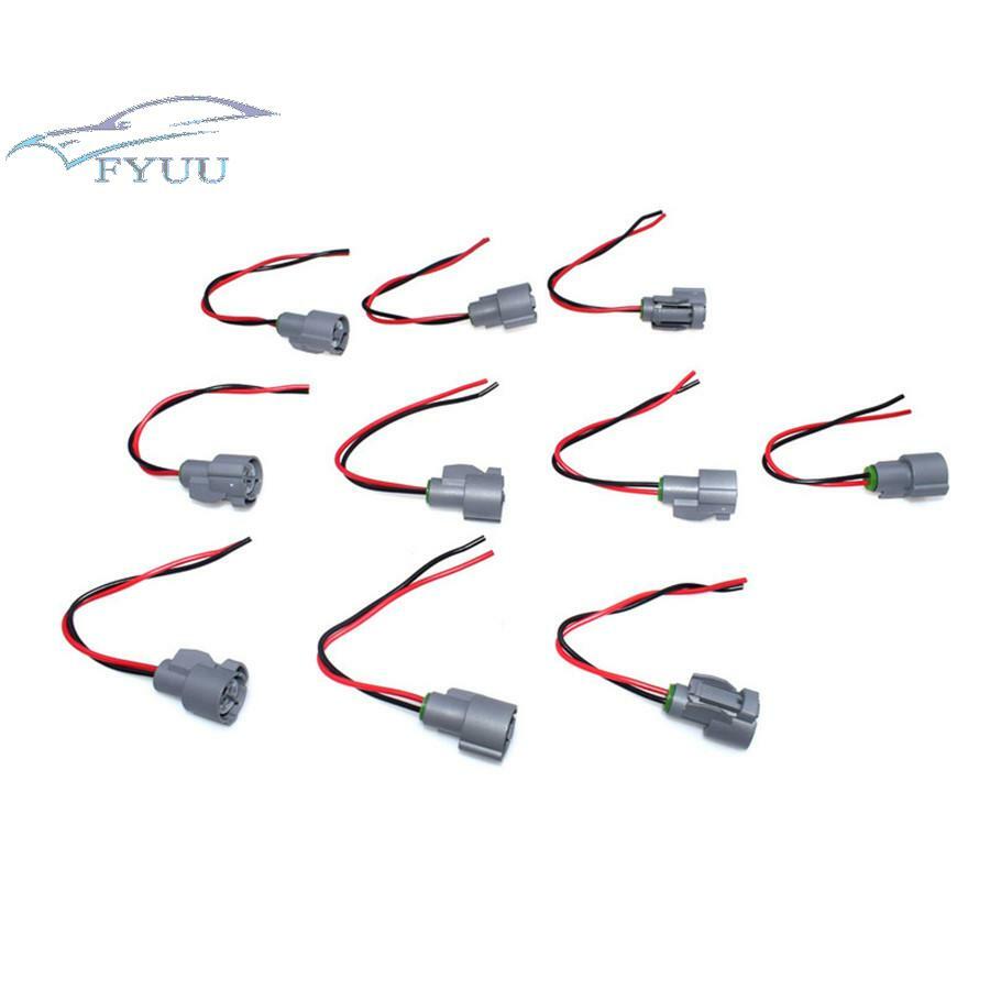 10X Intake Air Temp Fan Knock Sensor Plug Connector For Honda Integra ...