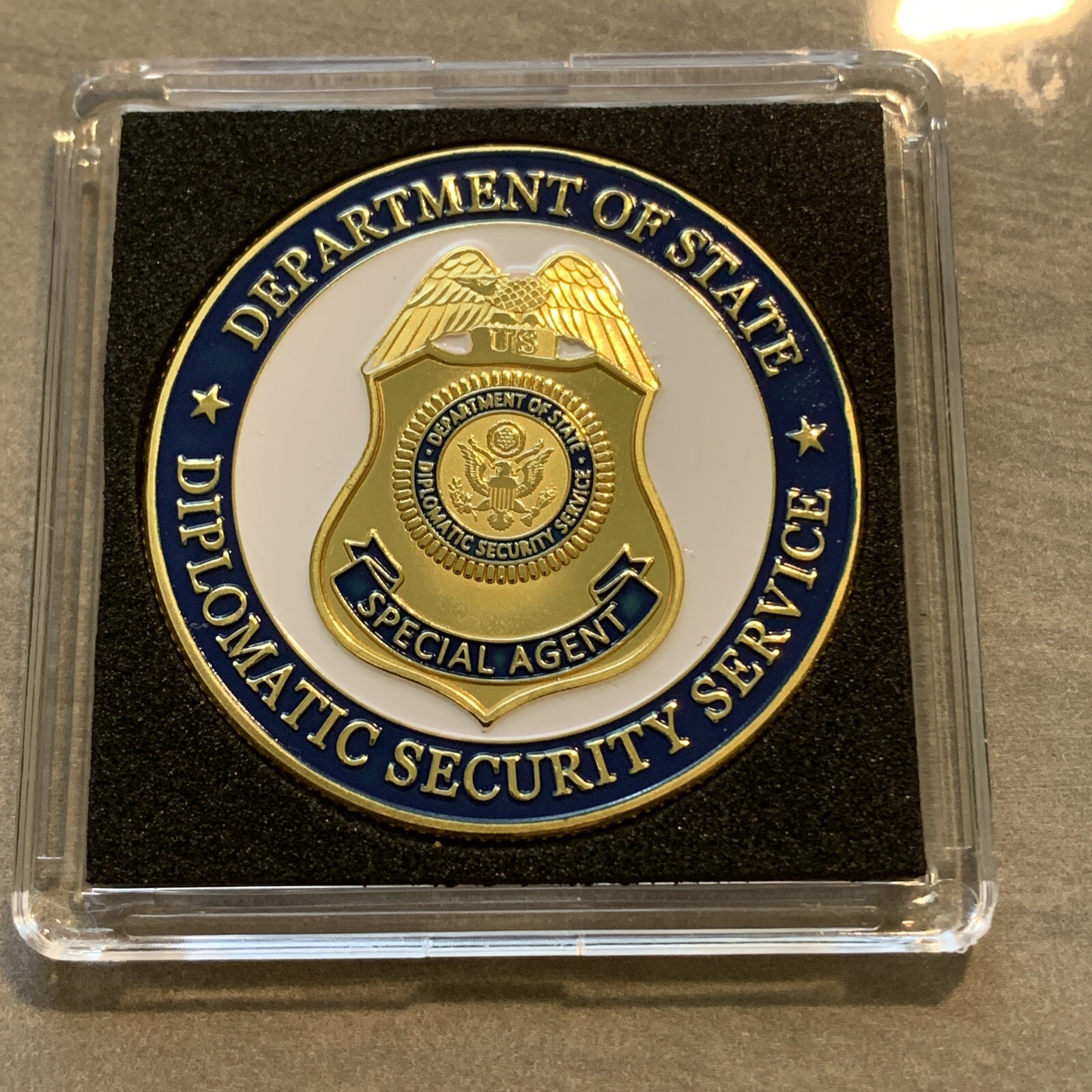 DEPARTMENT OF STATE-US Diplomatic Security Service Gold Plated ...