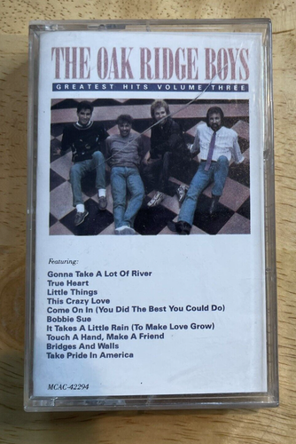 The Oak Ridge Boys Greatest Hits Volume 3 Cassette Tape 1989 ...