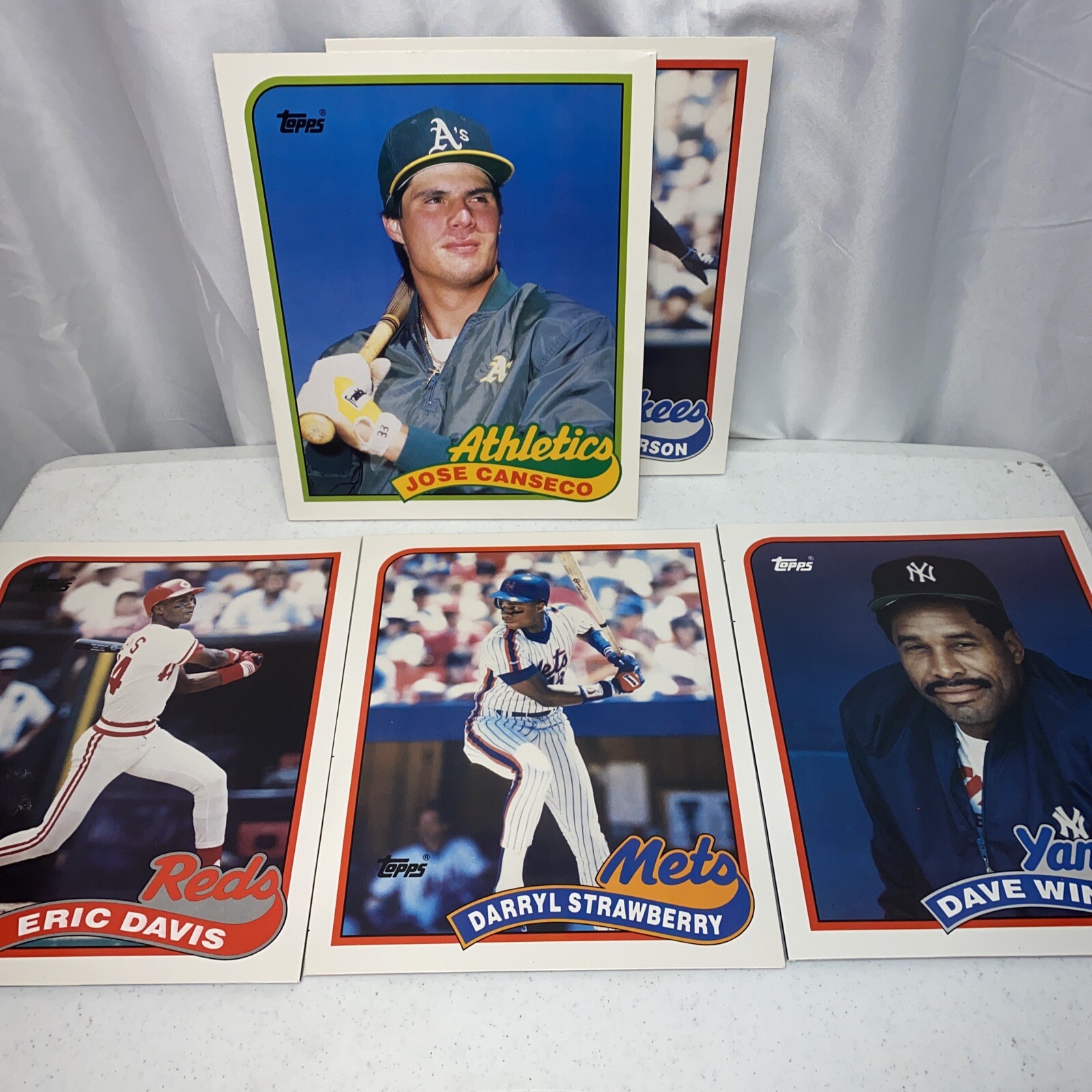 Topps 1989 Duo-Tang Sports Shots MLB Pocket Folders New Lot of 5 | eBay