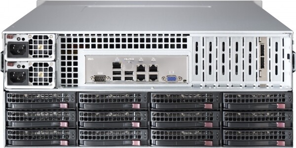 Supermicro 4U 36 Bay TRUNAS Storage Server Xeon 28 Core 128GB 12GBs SQ ...