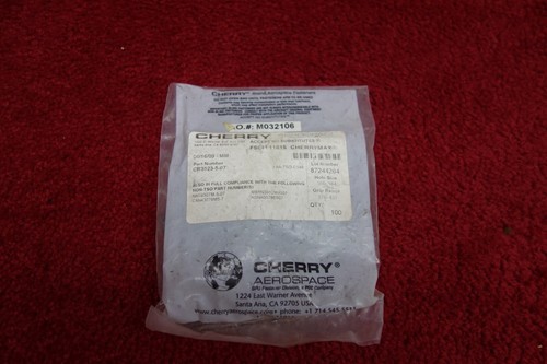 Cherry Cherrymax Flush Head Monel Blind Rivet PN CR3523-5-07, CR3523-5 ...