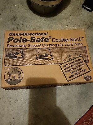 TRANSPO Omni-Directional Pole-Safe Double-Neck Pole Breakaway Support ...