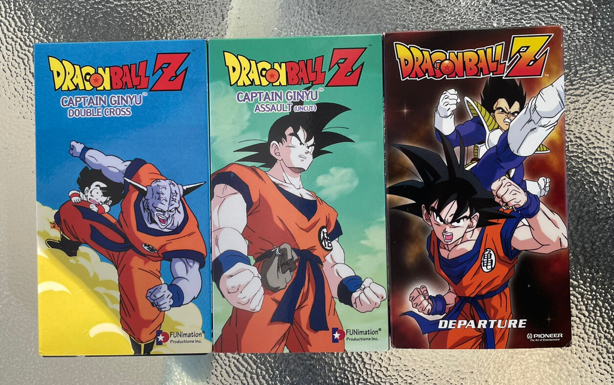 Dragon Ball Z Lot Of 3 VHS Captain Ginyu Double Cross, Assault ...