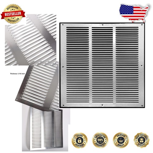 Durable 24”x24” Corrosion-Resistant Louvered Vent Cover for Home ...
