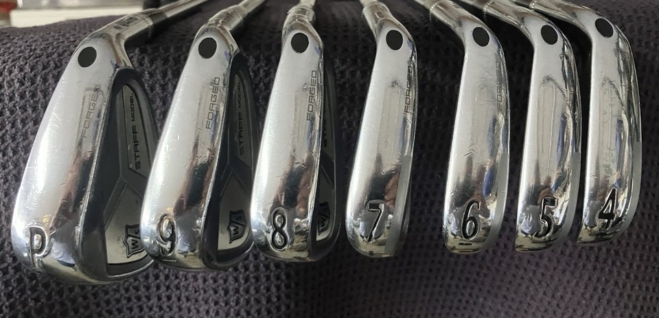 Wilson Staff CB Forged Iron Set 4-Pw Dynamic Gold S300 Shafts | eBay