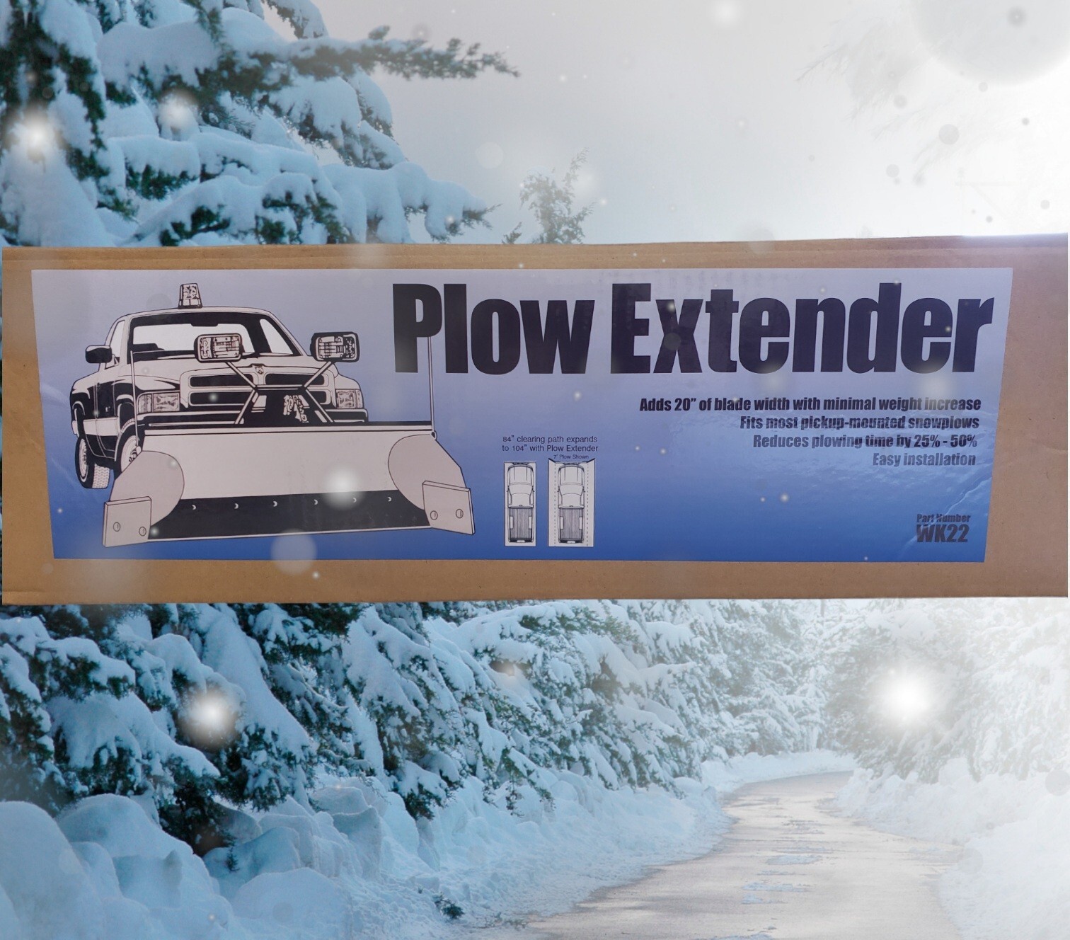 Snow Plow Blade Wing Extensions Extenders for PW22 Pro Wings Wing Meyer ...