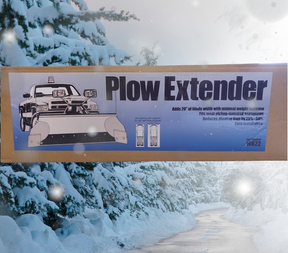 Snow Plow Blade Wing Extensions Extenders for PW22 Pro Wings Wing Meyer ...