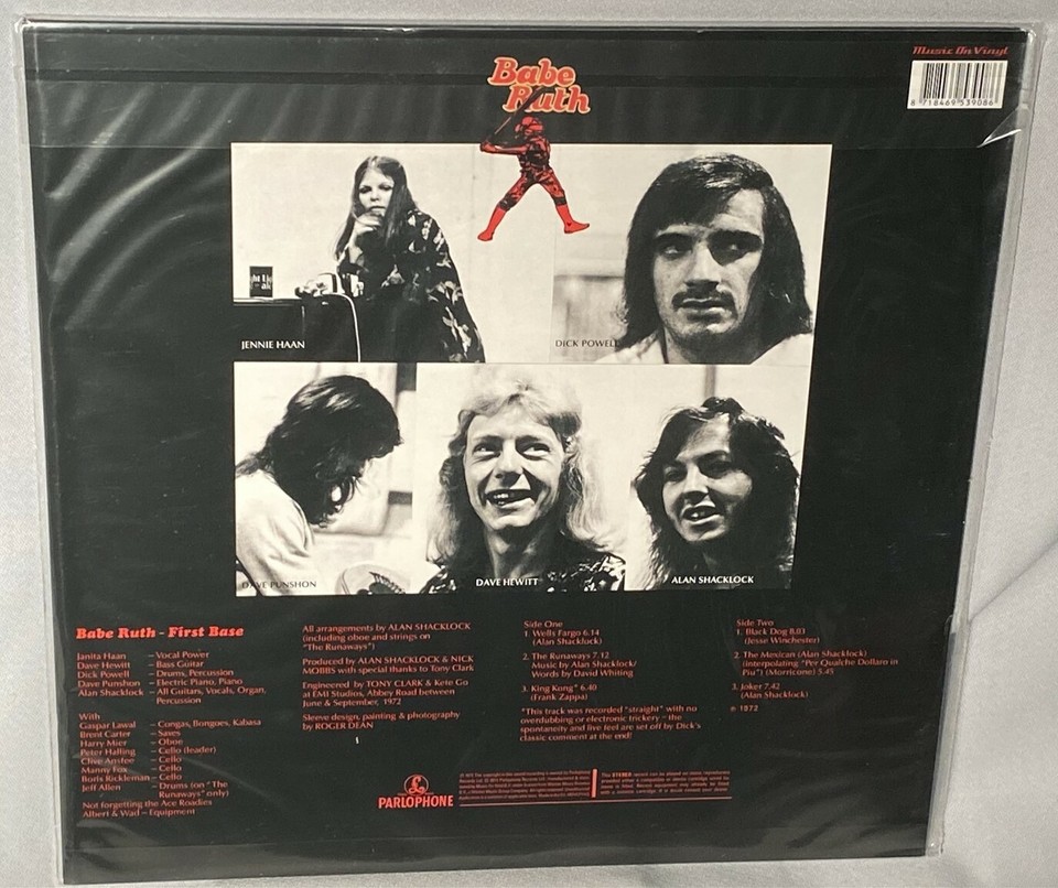 LP BABE RUTH First Base (180g Vinyl, MOVLP1415, 2015) NEW MINT SEALED ...