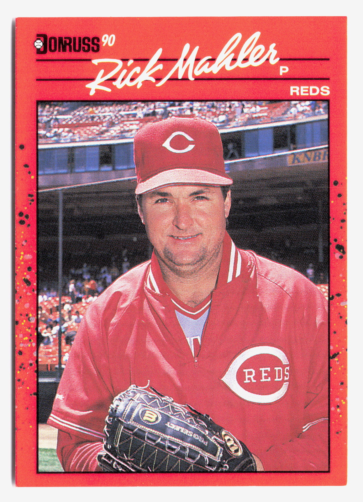1990 Donruss Rick Mahler Cincinnati Reds #375a | eBay