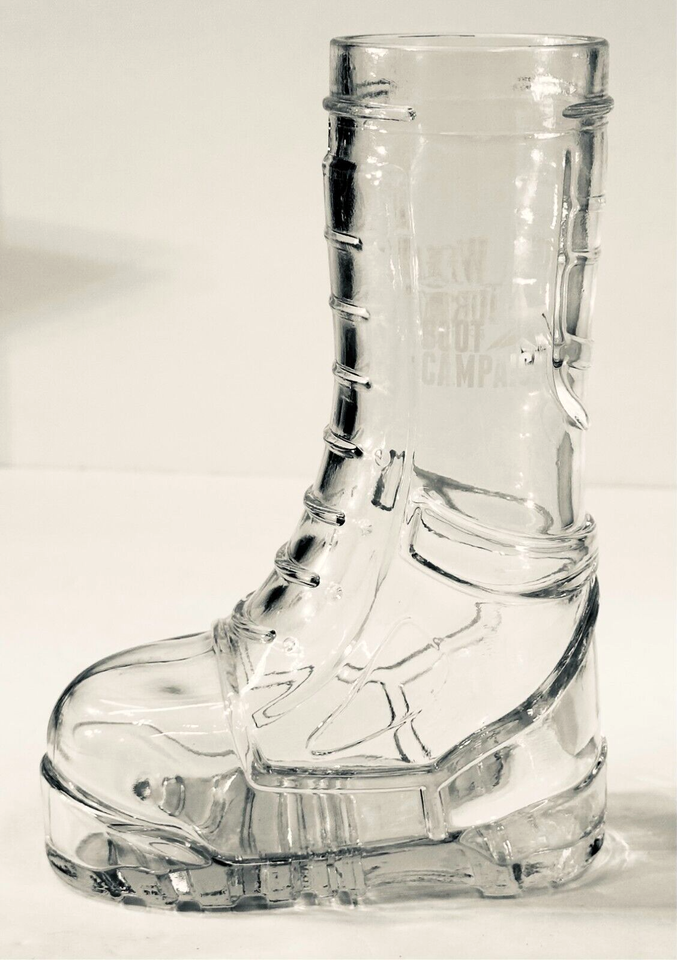 Wild Turkey Bourbon Military Combat Boot Campaign Glass | eBay
