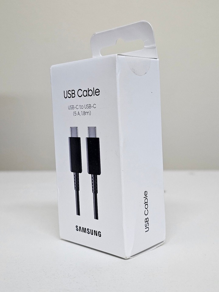Original Samsung USB-C to USB-C Cable 1.8m 5.9ft 5A Type C - EP-DX510 ...