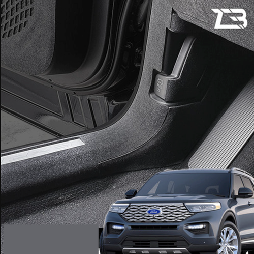 Cowl & Door Step Side Cover Felt Fabric 9P Black Ups for Ford Explorer ...