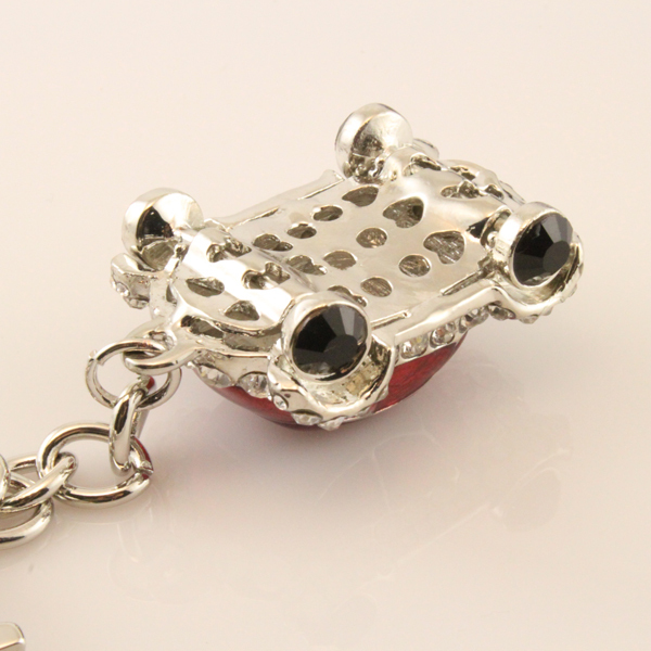 Red Car Keychain Crystal Charm Purse Transportation Key Chain Cute Gift ...