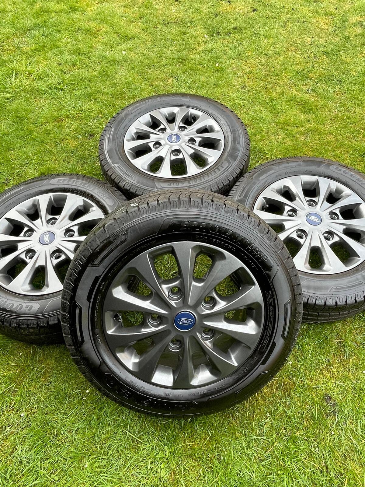 GREY 4 x FORD TRANSIT CUSTOM LIMITED SPORT TOURNEO ALLOYS WHEELS ...