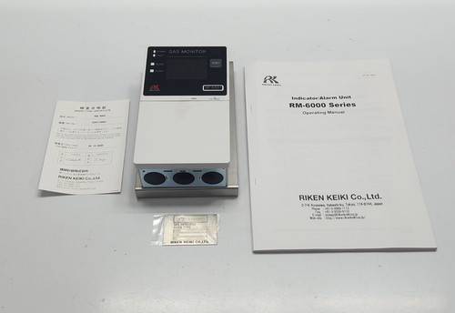 RIKEN KEIKI GP-6001 RM-6000 SERIES COMBUSTIBLE GAS MONITOR/ALARM UNIT ...
