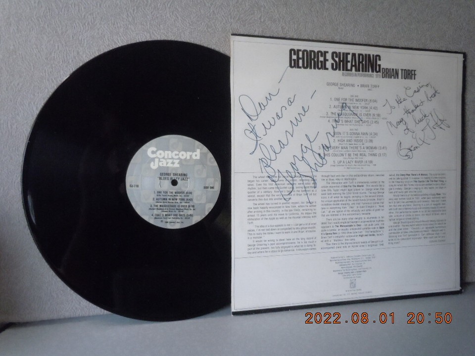 SHEARING,GEORGE Vinyl lp...BRAIN TORFF...CONCORD JAZZ...VG++/VG++ | eBay
