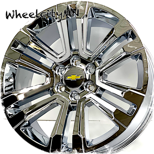 22" chrome OE factory replica 23217243 rims fits 2022 Chevy Silverado ...