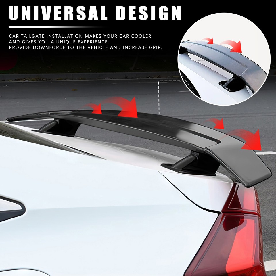 For 2006-2009 Pontiac Solstice 46" Matte Black Rear Trunk Spoiler GT ...