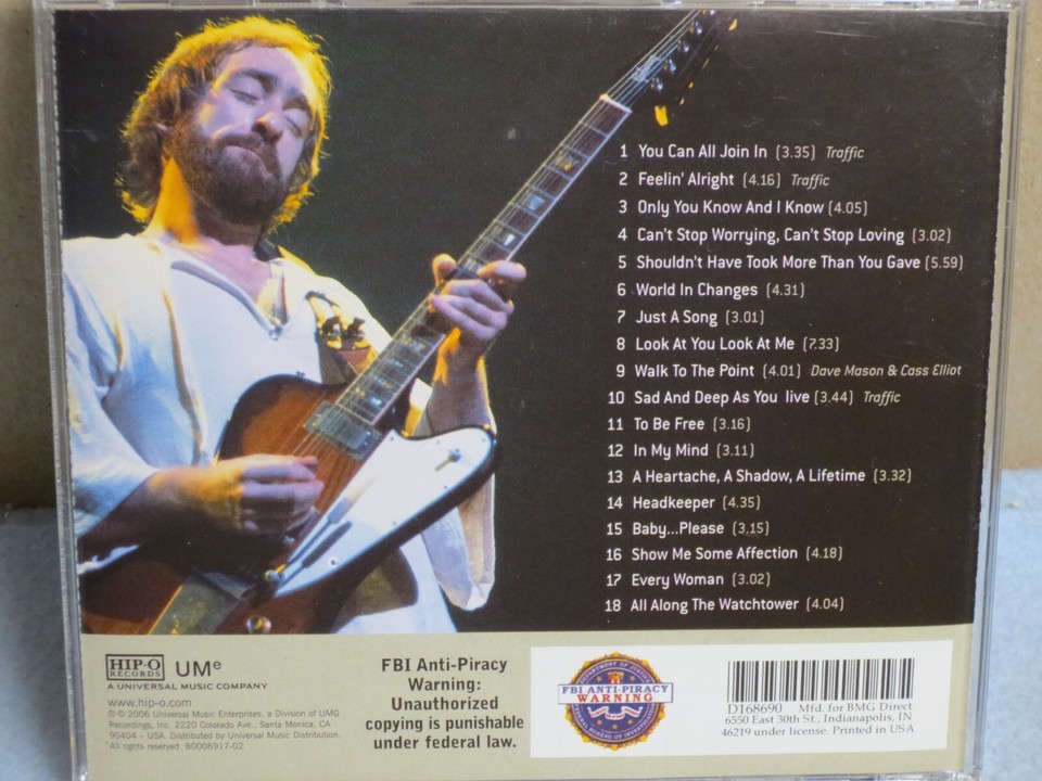 Dave Mason - The Definitive Collection ( CD - 2006 - Hip-O Rec B0006917 ...