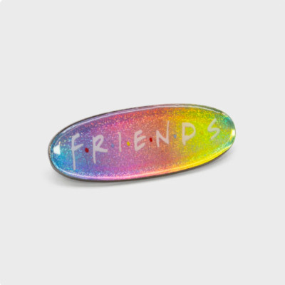 CultureFly FRIENDS Season 10 TV Series Logo Rainbow Sparkle Ombre ...