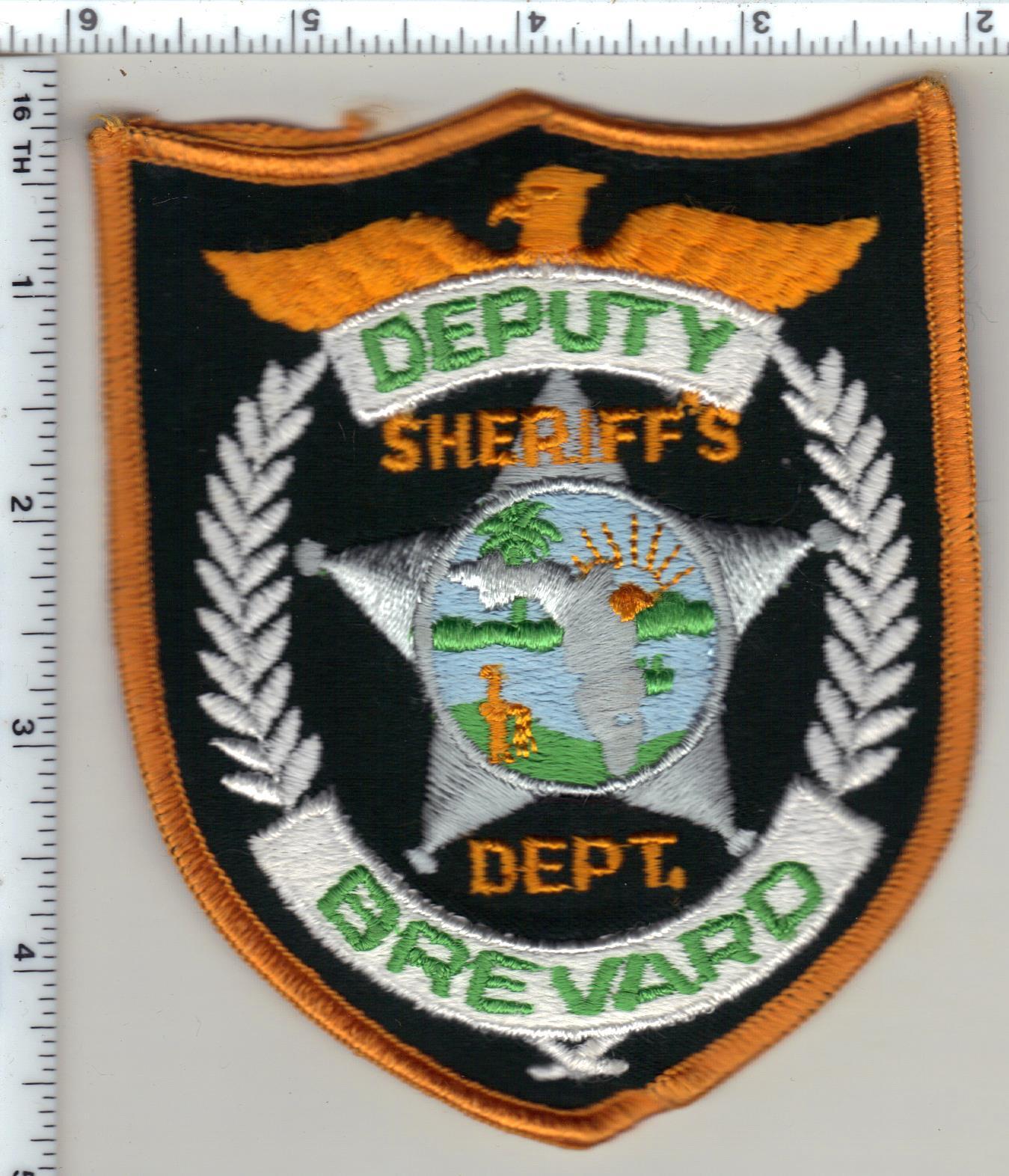 Brevard County Sheriff's Dept. Deputy (Florida) shoulder patch - new ...