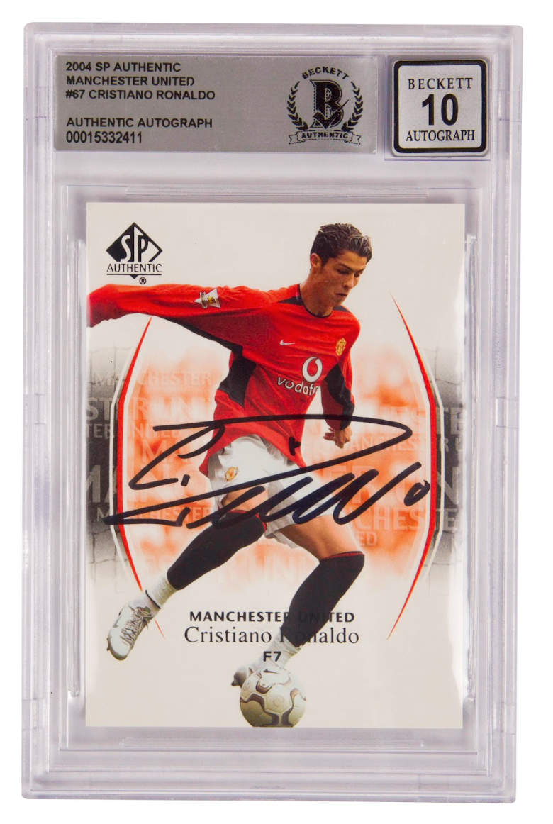 Cristiano Ronaldo Autographed Memorabilia | Signed Photo, Jersey ...
