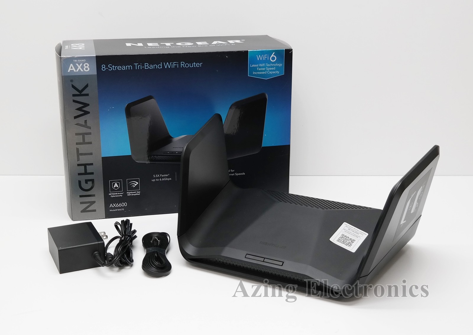 NETGEAR Nighthawk AX6600 RAX70 Tri-Band Wi-Fi 6 Router 606449151947| eBay