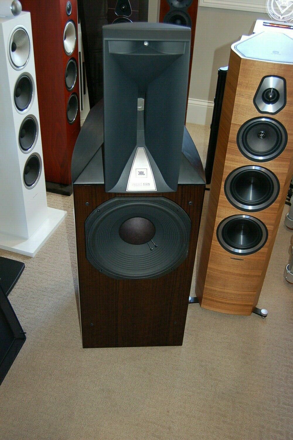 JBL Synthesis 1400 Array BG loudspeaker-pair- wood grain finish | eBay