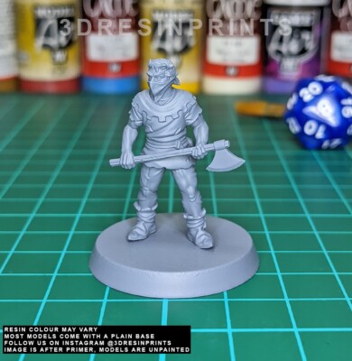 BANDIT THIEF NPC Fantasy: Frostgrave, Pathfinder, D&D, Resin Miniature ...