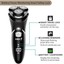 Men's Electric Corded and Cordless Rechargeable 3d Rotary Shaver Razor ...