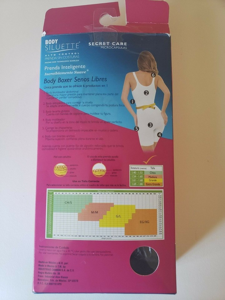 BODY SILUETTE FAJA MODEL 1101 WITH SEAWEED / CON ALGAS MARINA “XL ...