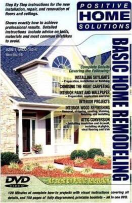 Basic Home Remodeling: Home Improvement DVD - DVD - VERY GOOD ...