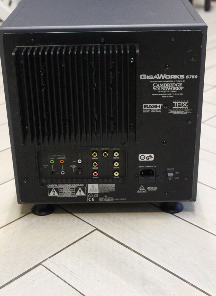 Modulo SubWoofer Creative Gigaworks S750 7.1 (box + amplificazione) | eBay