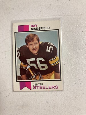 1973 Topps Football #382 ray mansfield pittsburgh steelers | eBay