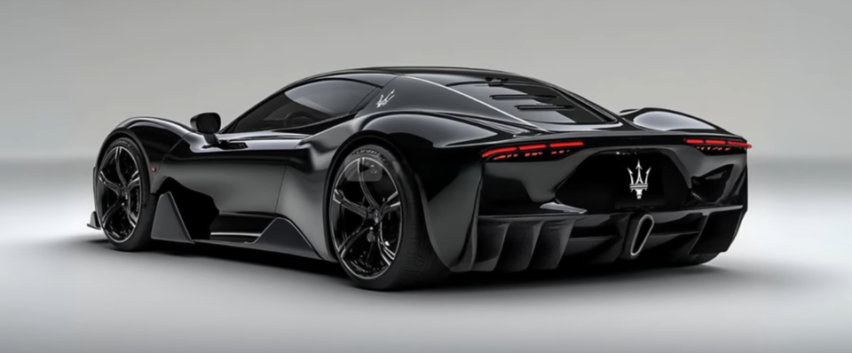 Maserati Concept Race Car HyperCar w/GT Wheels/Rims Custom Built 1 ...