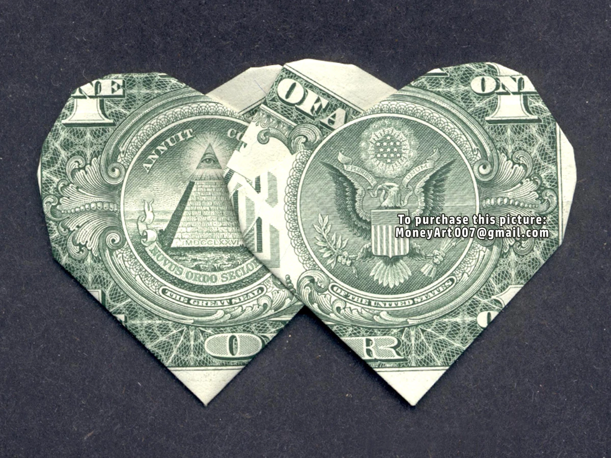 Dollar Origami Beating Heart Diagram